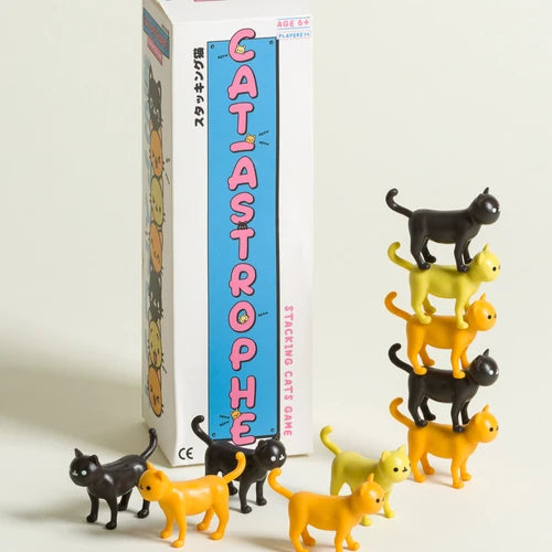 Catastrophe Stacking Cats Game – Jumping Bean